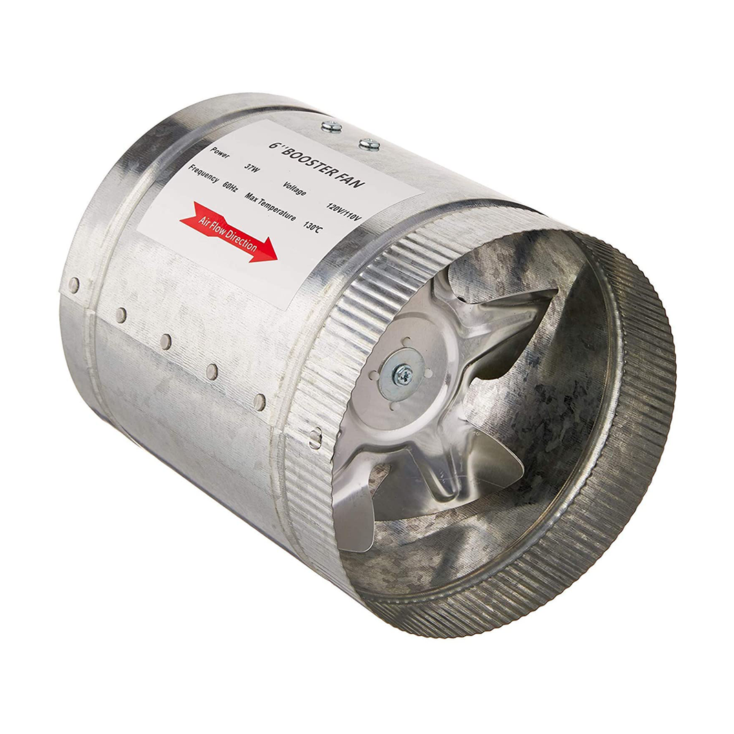 EXTRACTOR INLINE METALICO DE 6" CON REGULADOR DE POTENCIA Maximo Contr ...